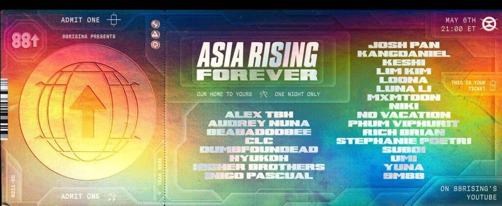 WATCH: 88rising's ASIA RISING FOREVER Festival is now streaming