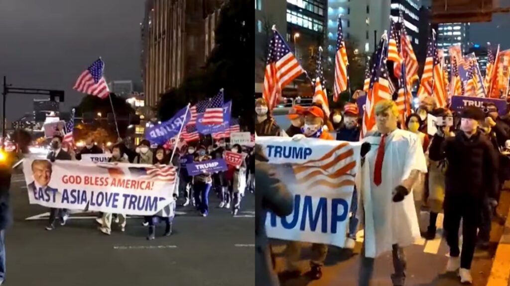 Japan holds pro-Trump rally in response to the Capitol Building riots