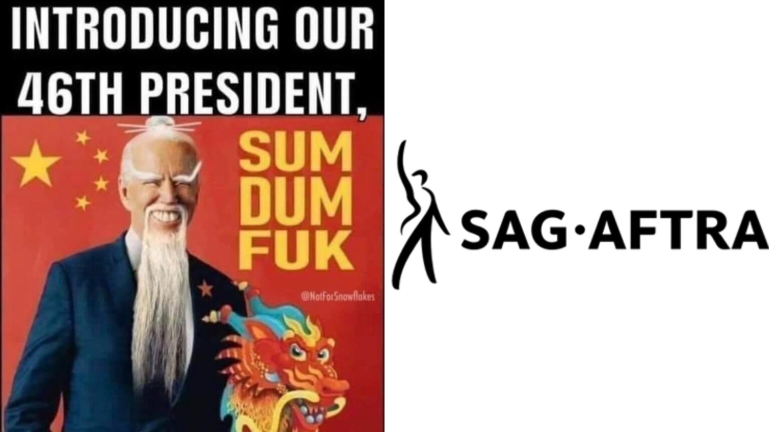 'Sum Dum F*k': SAG-AFTRA member resigns following racist anti-Asian Joe ...