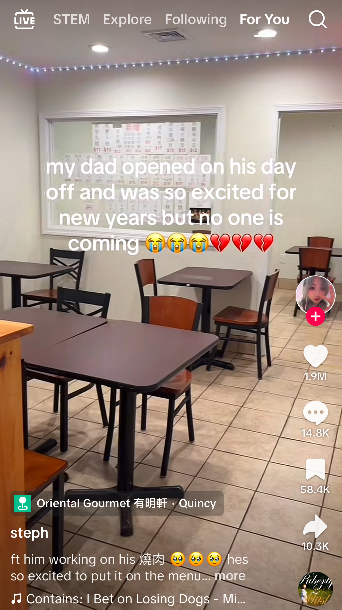 Family Restaurant Oriental Gourmet Gets Massive Boost From Viral TikTok ...